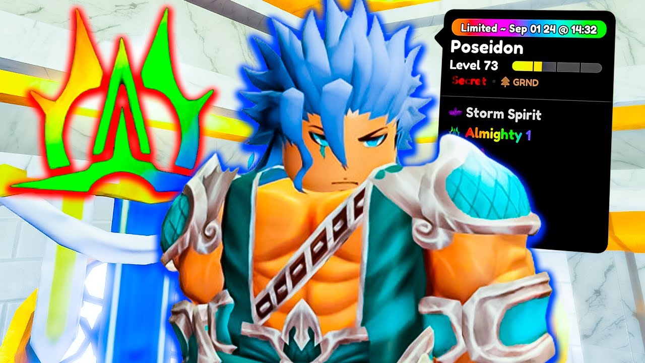 A FORÇA do POSEIDON de ALMIGHTY no ANIME DEFENDERS - YouTube