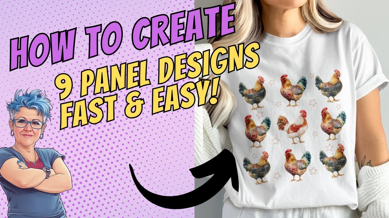 Create The 9 Panel Coquette Designs Fast and Easy - YouTube