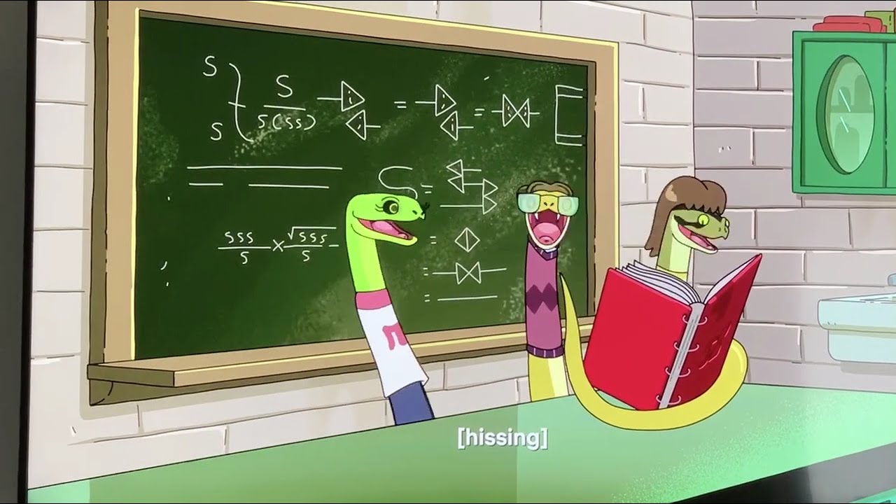 Rick and Morty Snake Equation S4:E5 (using quantum tensor networks ...