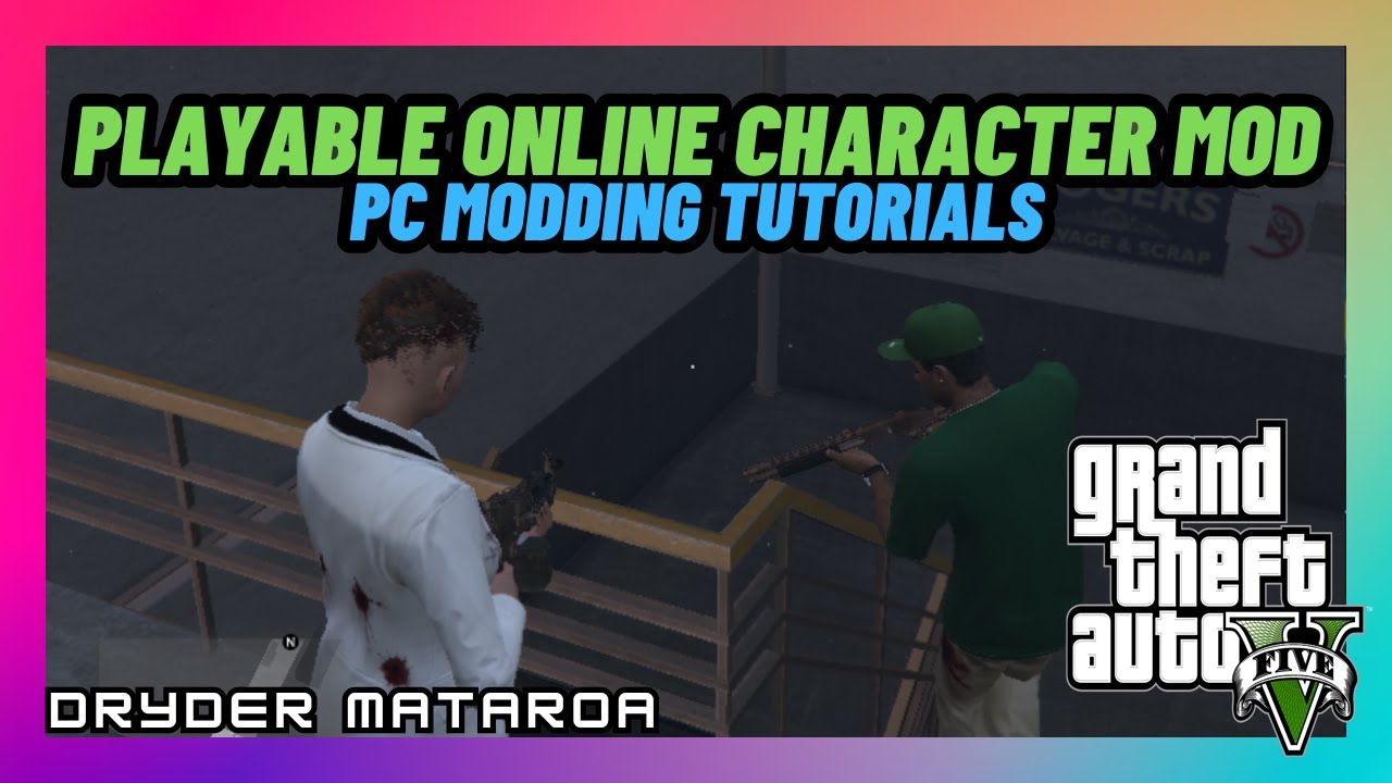 How To Install The Playable Online Character Mod (Grand Theft Auto V PC ...