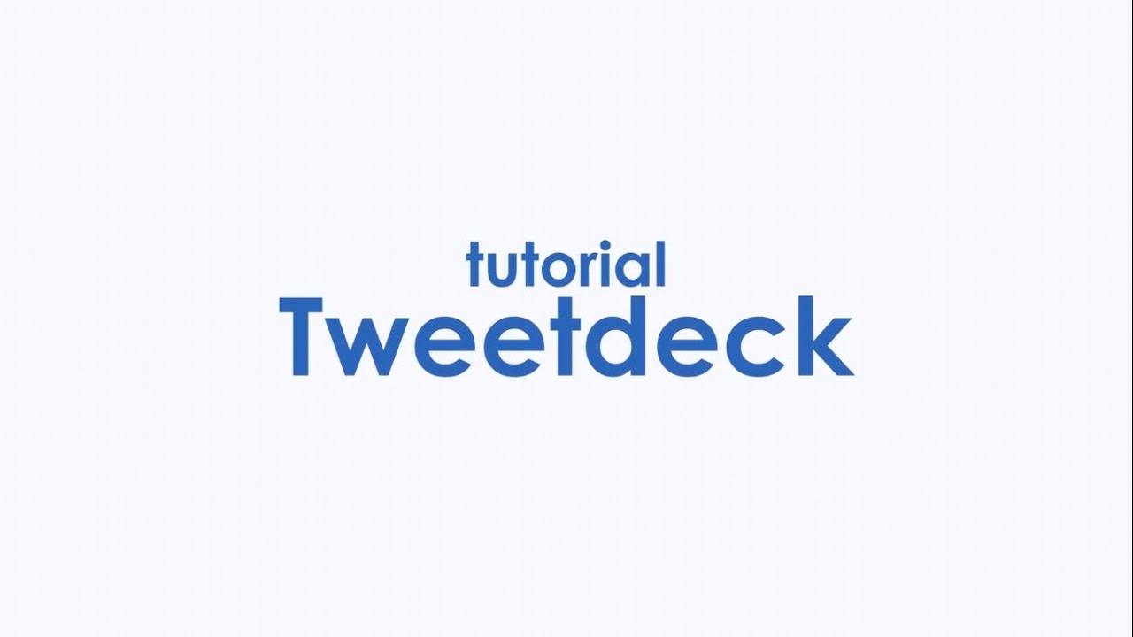 Como usar o Tweetdeck [Tutorial] - YouTube