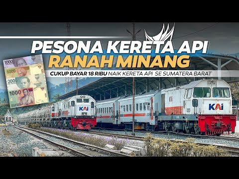 MURAH BANGET‼️ Cuma Modal Rp 18.000 Bisa Naik Kereta Api Se-Sumatera Barat | Trip Divre II SUMBAR