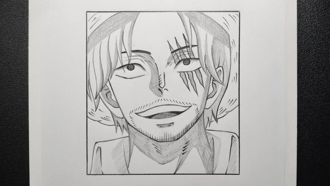 How to draw Shanks step-by-step | How to draw One Piece Shanks - YouTube