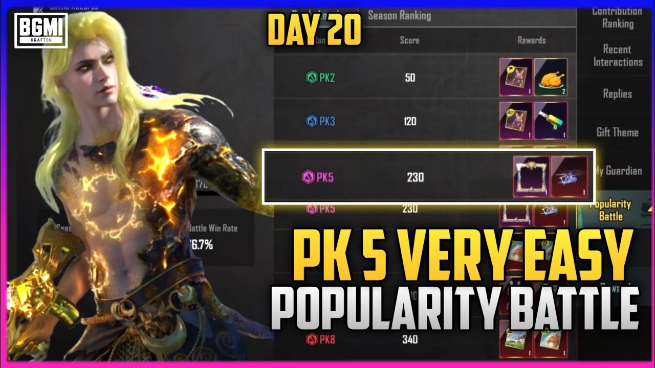 OMG 🔴 PK 5 JAANA ITNA EASY POPULARITY BATTLE | POPULARITY BATTLE PK 8 ...