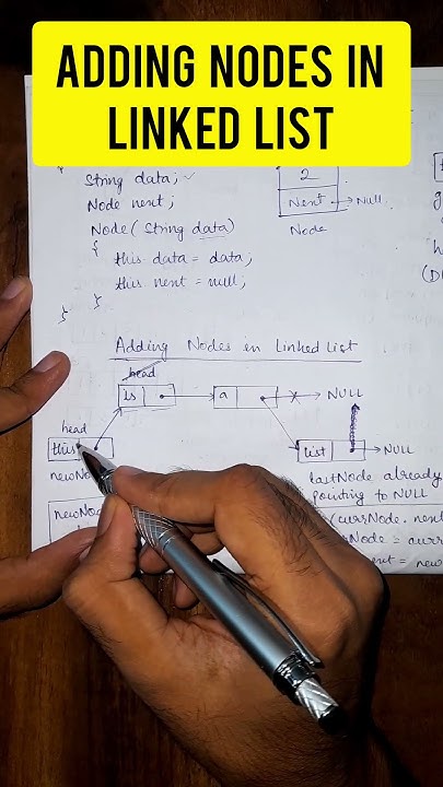 Adding nodes in a linked list #java #javaprogramming #learning #linkedlist #tutorial - YouTube