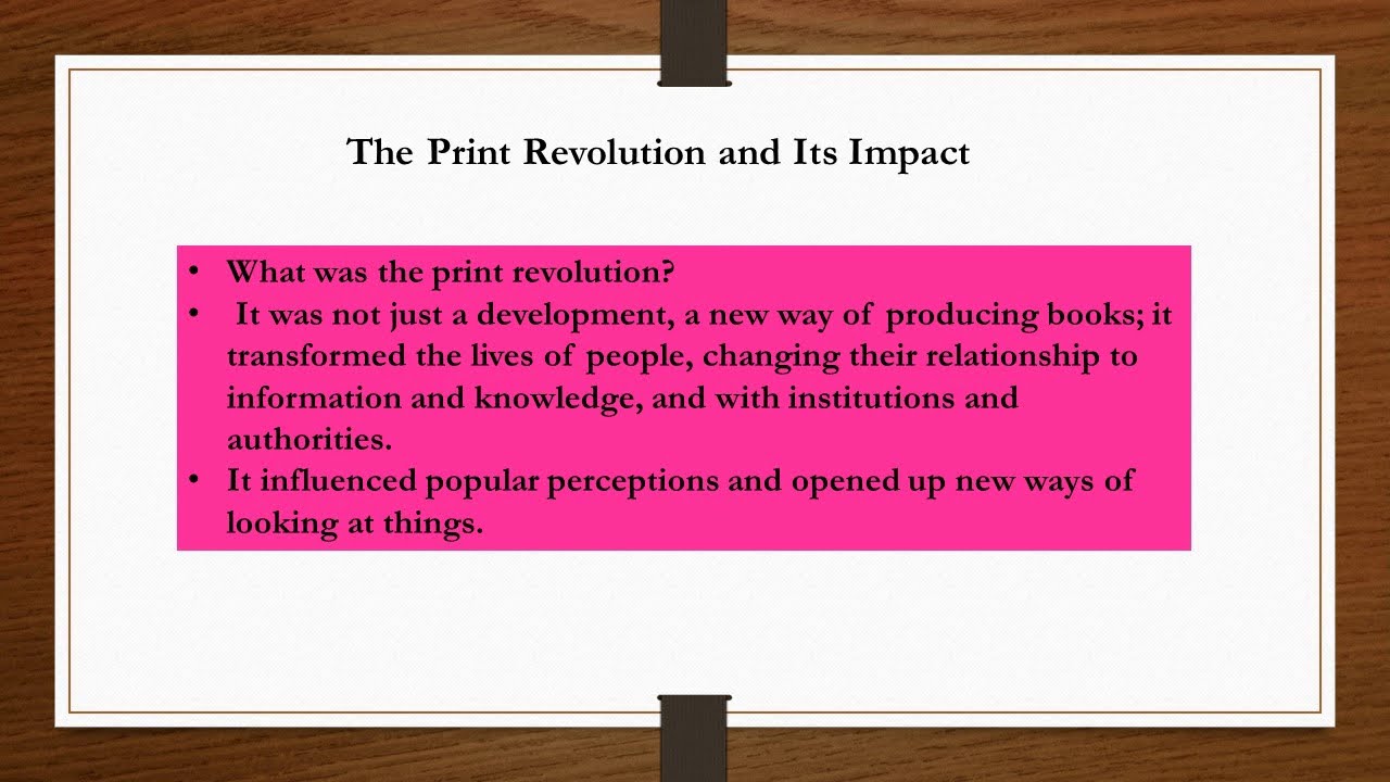 CBSE Class 10 History - Chapter 5 |The Print Revolution and Its Impact ...