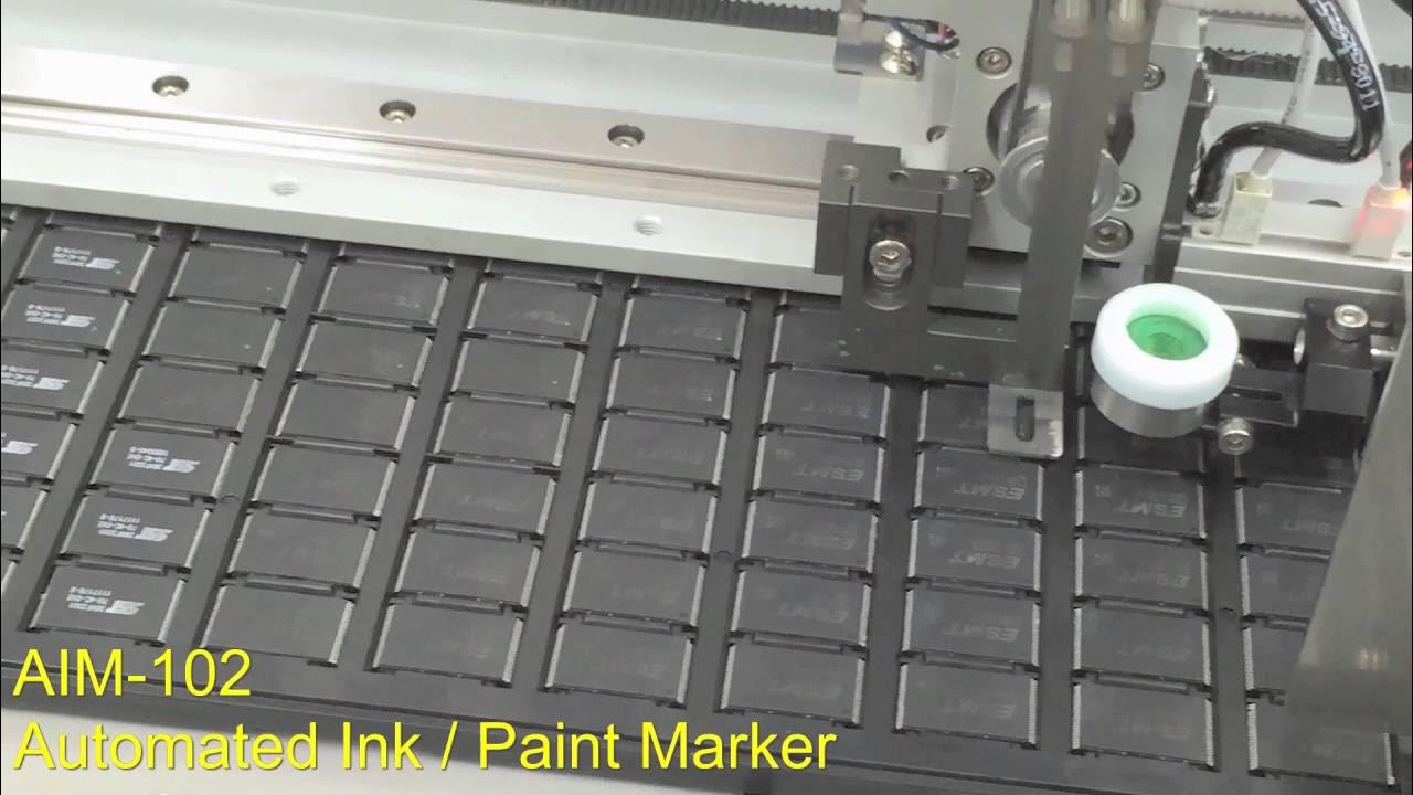 Leaptronix | AIM-102 Automated Ink / Paint Marker - YouTube
