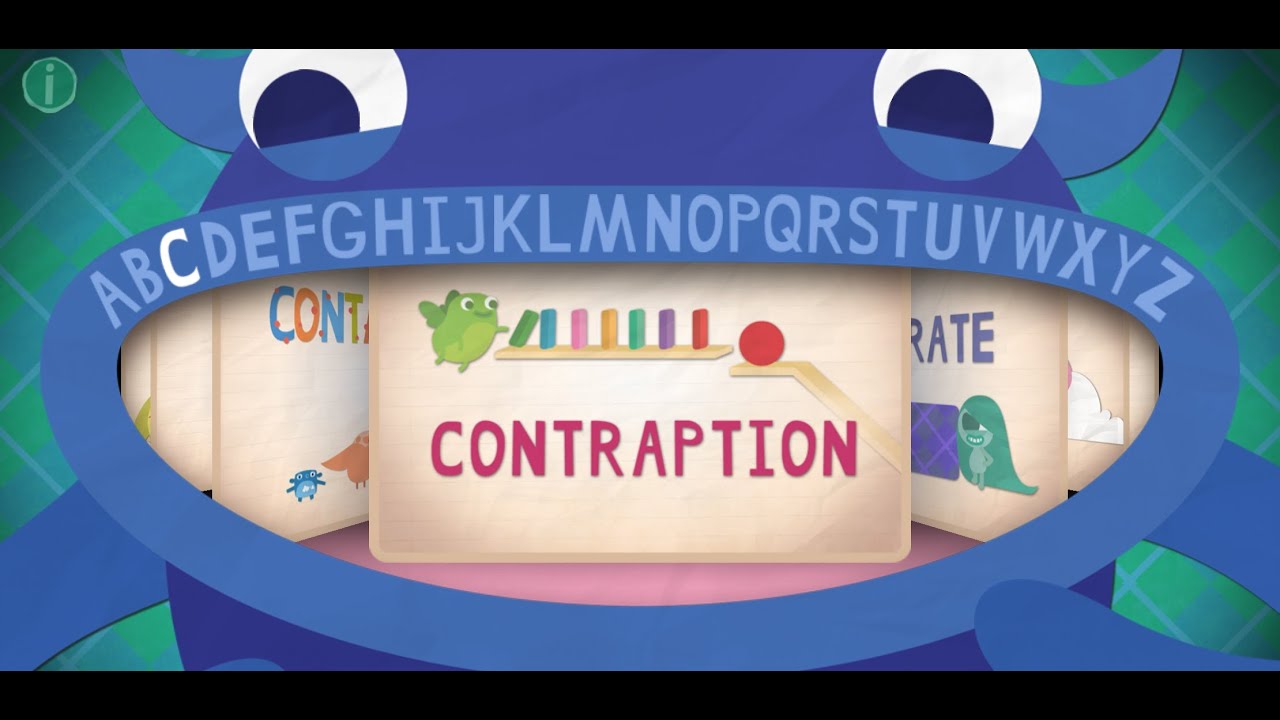 Letter C - CONTRAPTION | Endless Alphabet A to Z - | Originator Games ...