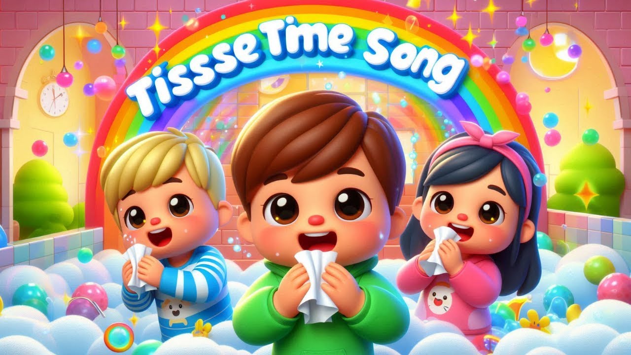 Tissue Time Song for Kids | Fun Hygiene & Personal Care Song for ...