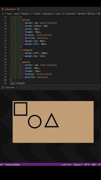 Squid Game Card (The Last Game!) ☢️ #shorts #html #css #coding #squidgame - YouTube