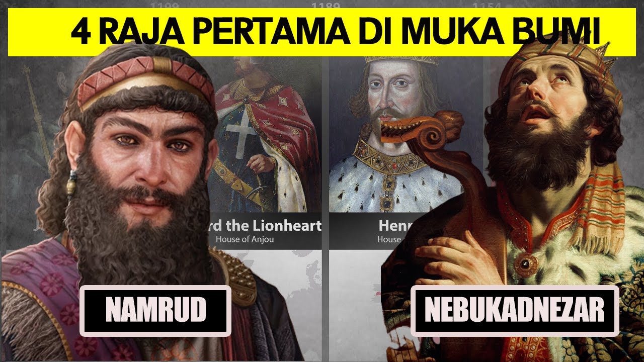 BUKAN NABI ADAM ! Inilah 4 Raja Pertama Di Muka Bumi ( 2 KAFIR & 2 ...