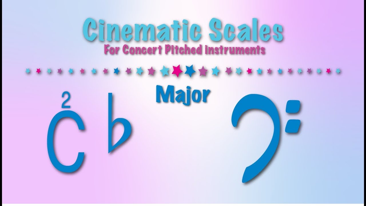 C-flat Major 2 - Concert Pitched (Cinematic Scales) - YouTube
