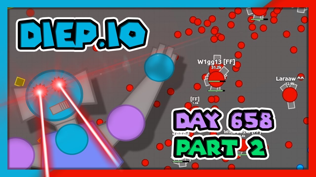 Diep.io - Day 658 - Live Stream🔴 - Part 2 - Playing with Viewers - NCS ...