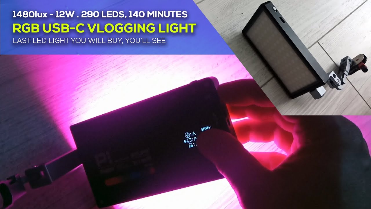 Absolutely the Best Vlogging On-Camera RGB LED Light - BOLING P1 RGB ...