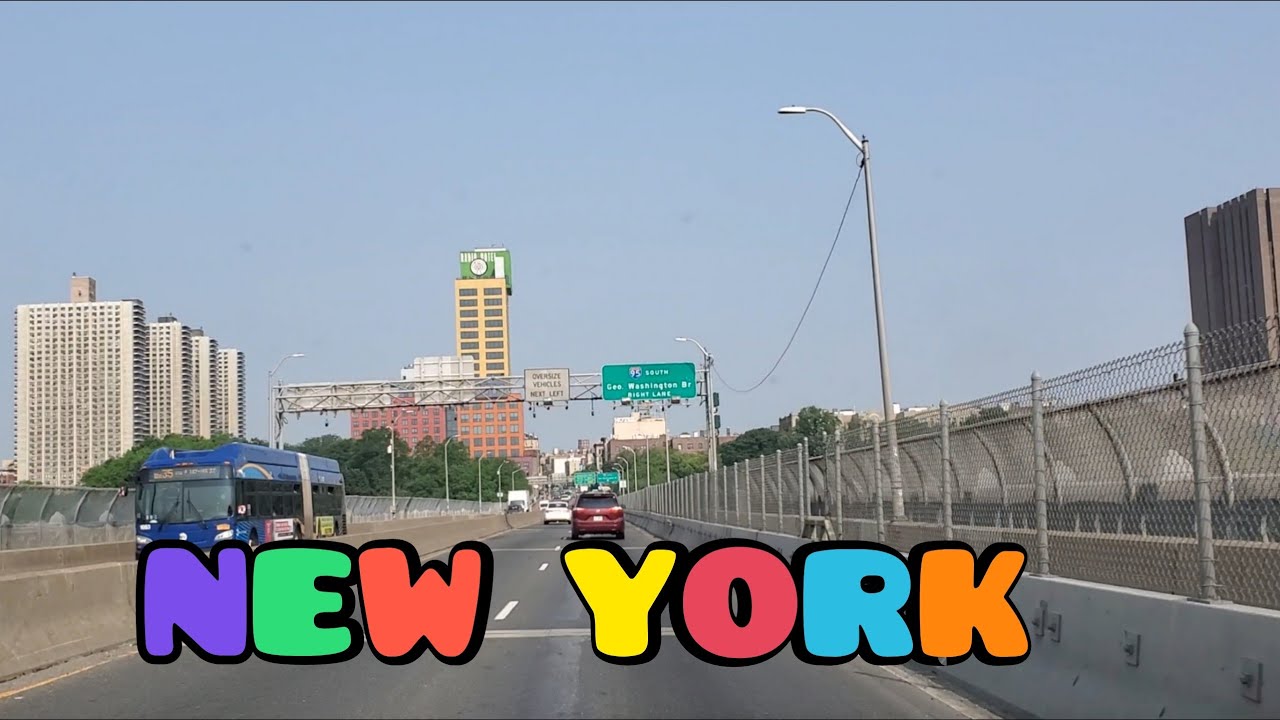 CROSS BRONX EXPRESSWAY TO MANHATTAN NEWYORK NEIGHBORHOOD#traveling# ...