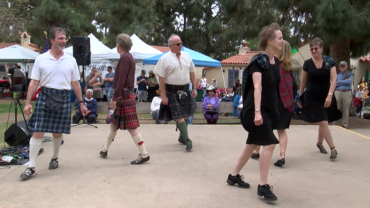 Scottish Country Dancing - Tartan Day 2018 in Balboa Park "New Year Jig ...