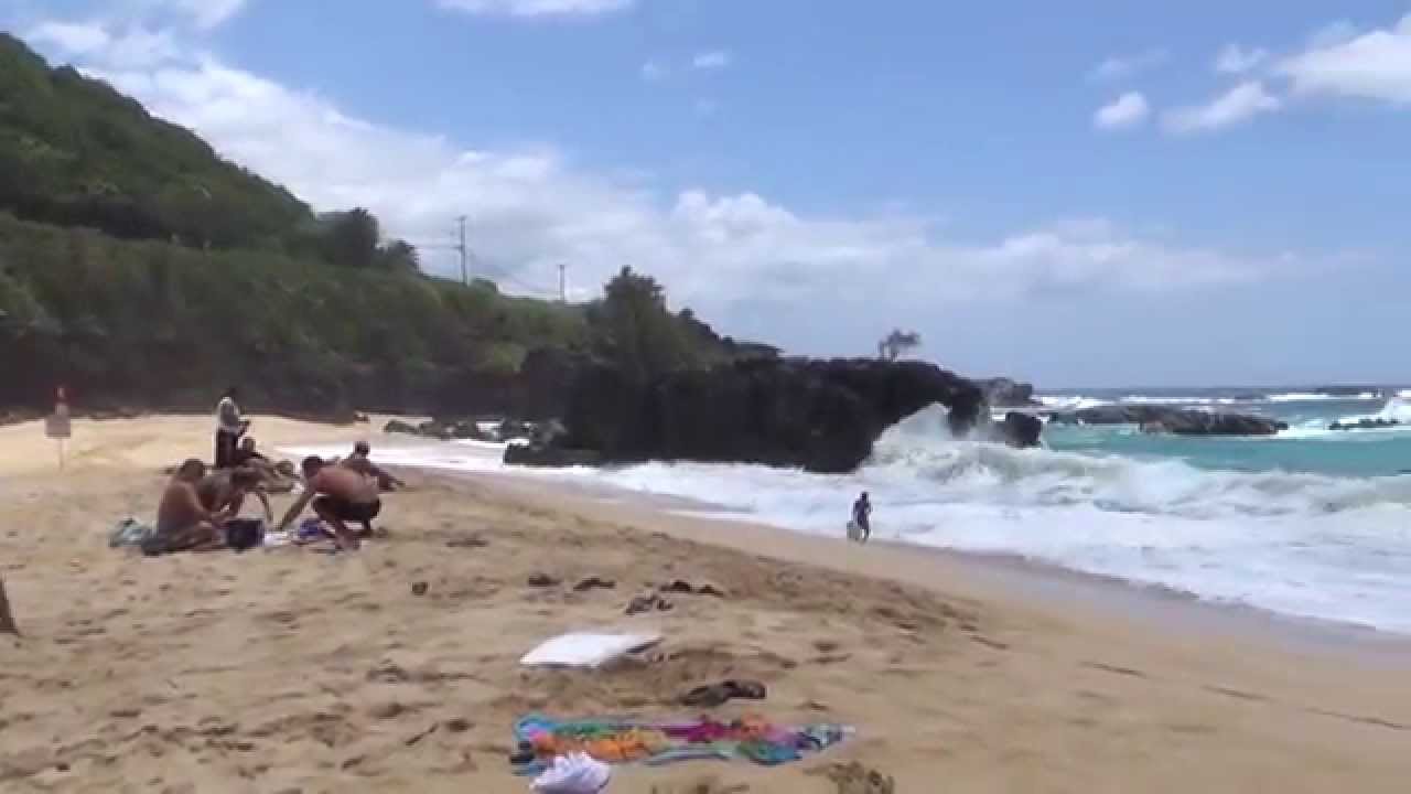 North Shore Sunset beach Surfing Oahu, Hawaii - YouTube