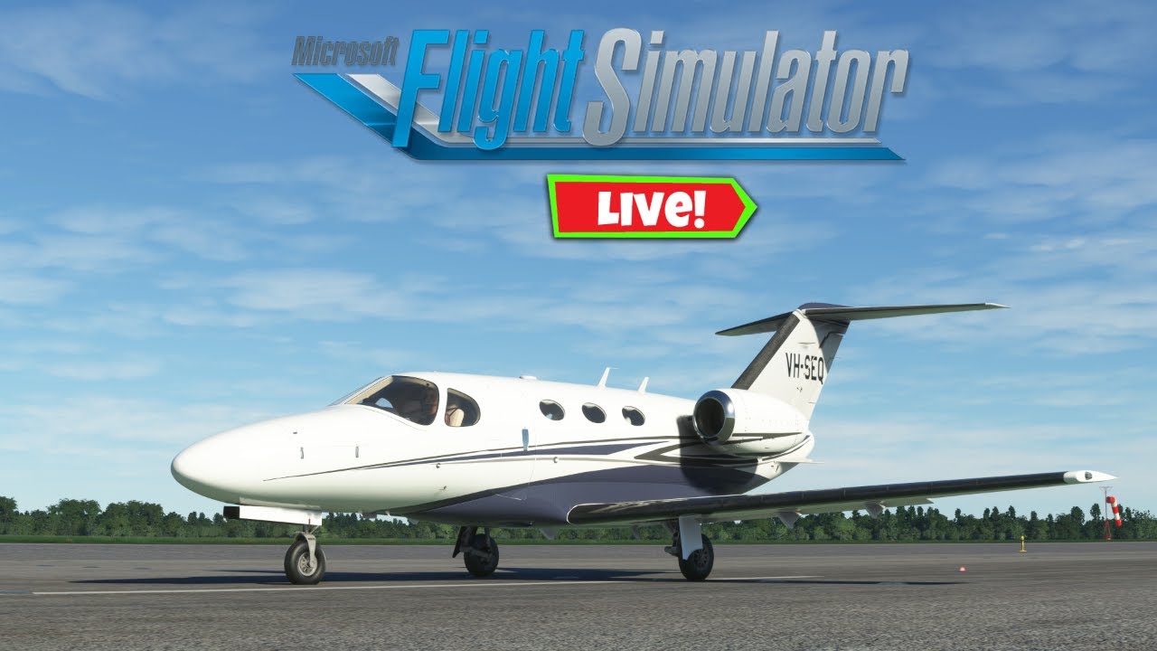 Microsoft Flight Simulator - C510 in UK - YouTube
