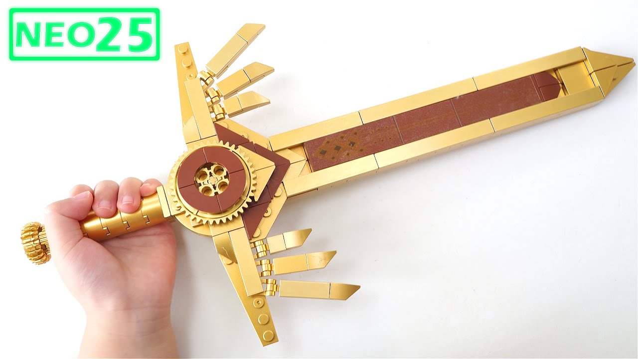 LEGO Skibidi Toilet Titan Clockman's Sword Unofficial Lego Set - YouTube