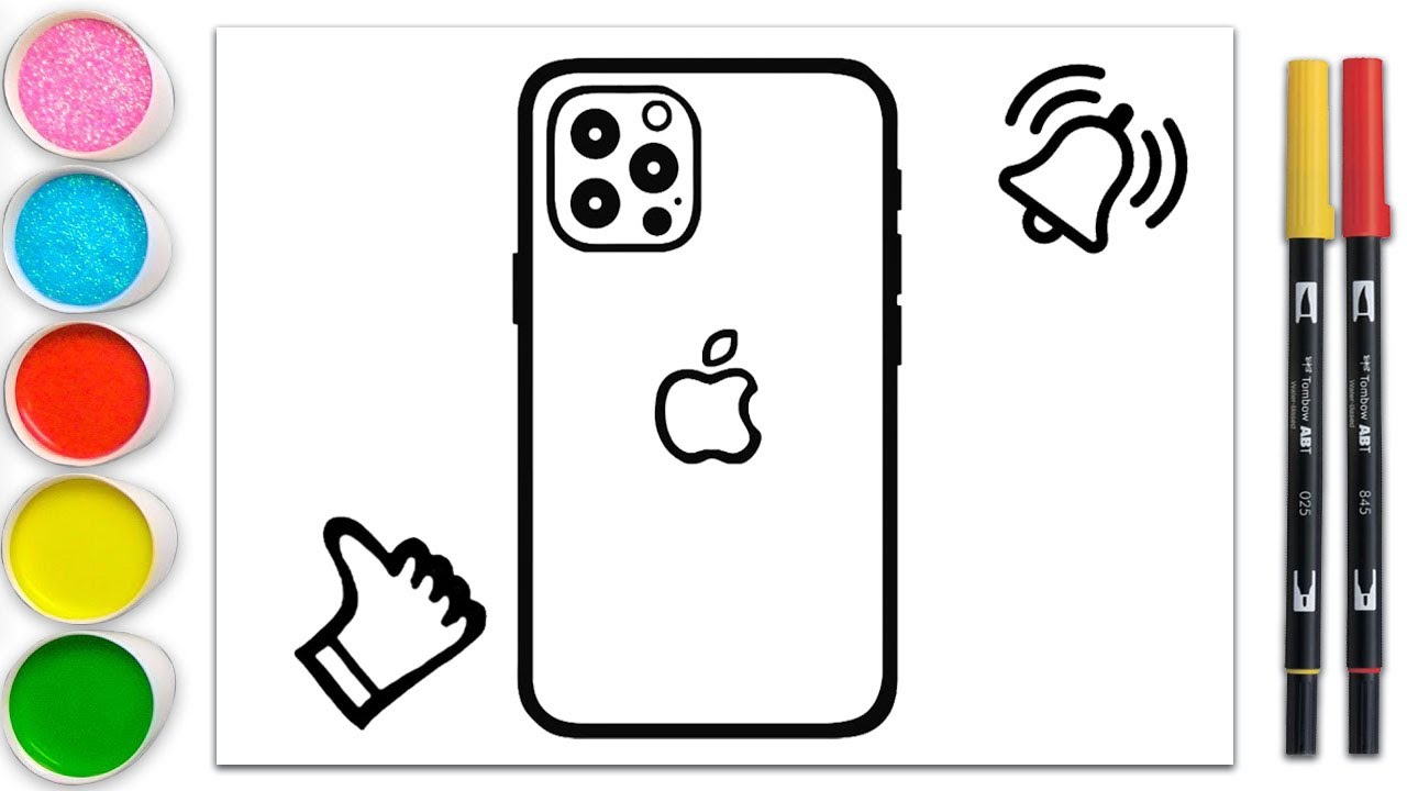 iPhone📱Drawing, Painting and Coloring for kids and toddlers| Draw ...
