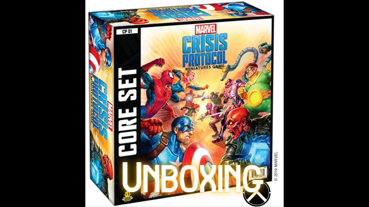 Marvel Crisis Protocol Core set - unboxing - YouTube