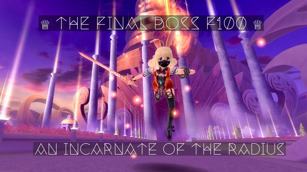 Final boss F100 - An Incarnate of the Radius 00:48.28 [SAOIF] Paradox ...
