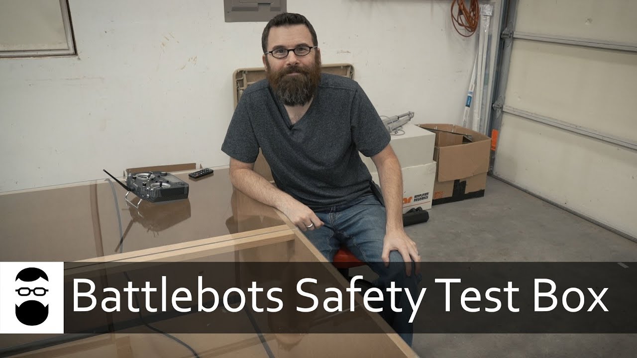 Battlebots Safety Test Box - YouTube