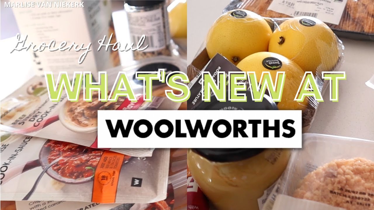 What's new at Woolies - South African grocery haul | South African ...