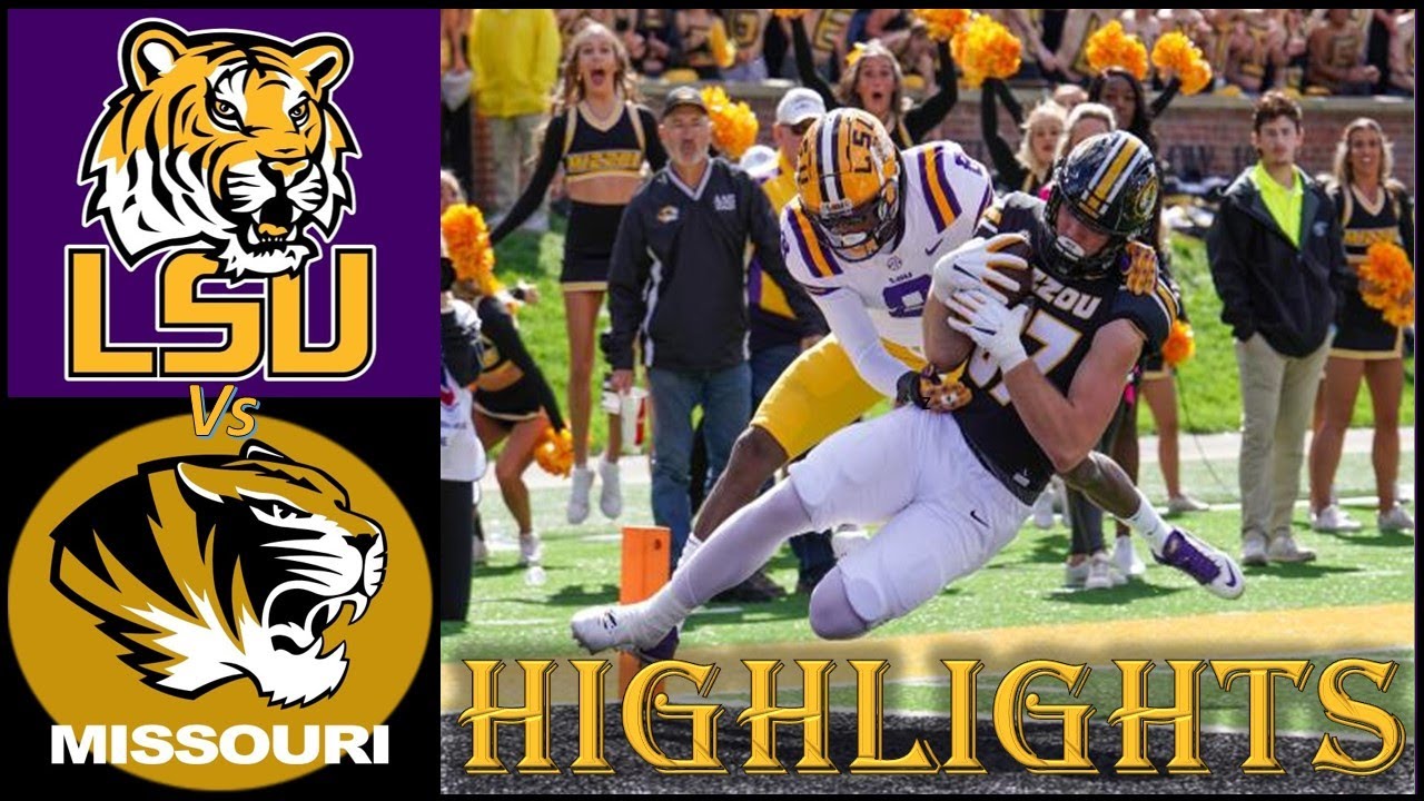 LSU Tigers vs Missouri Tigers Full Game Highlights - YouTube
