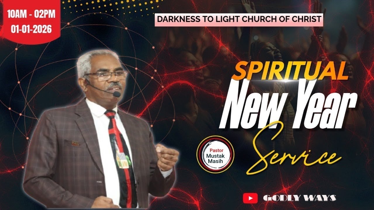 NEW YEAR CHURCH SERVICE 01-01-2025 - YouTube