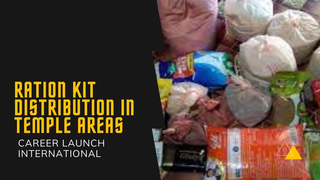 VIDEO OF RATION KIT DISTRIBUTION IN TEMPLE AREAS - YouTube