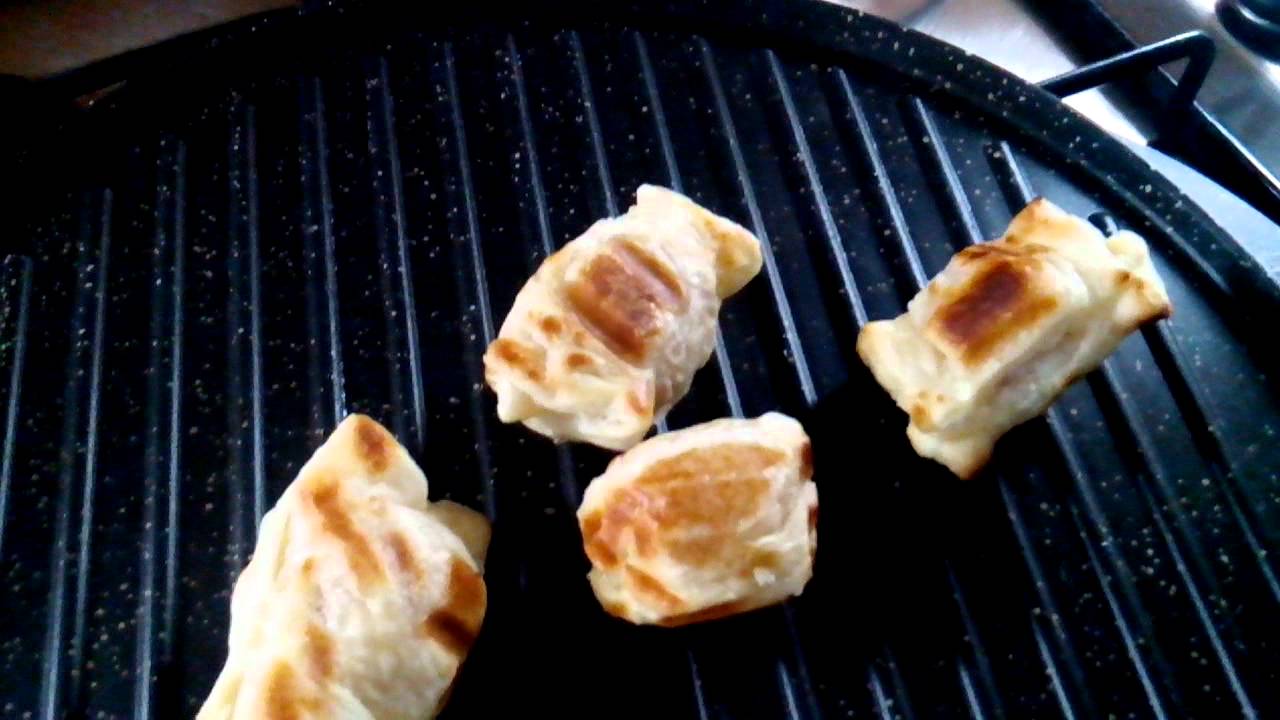 Grilla del testo romagnolo mini rustici - YouTube
