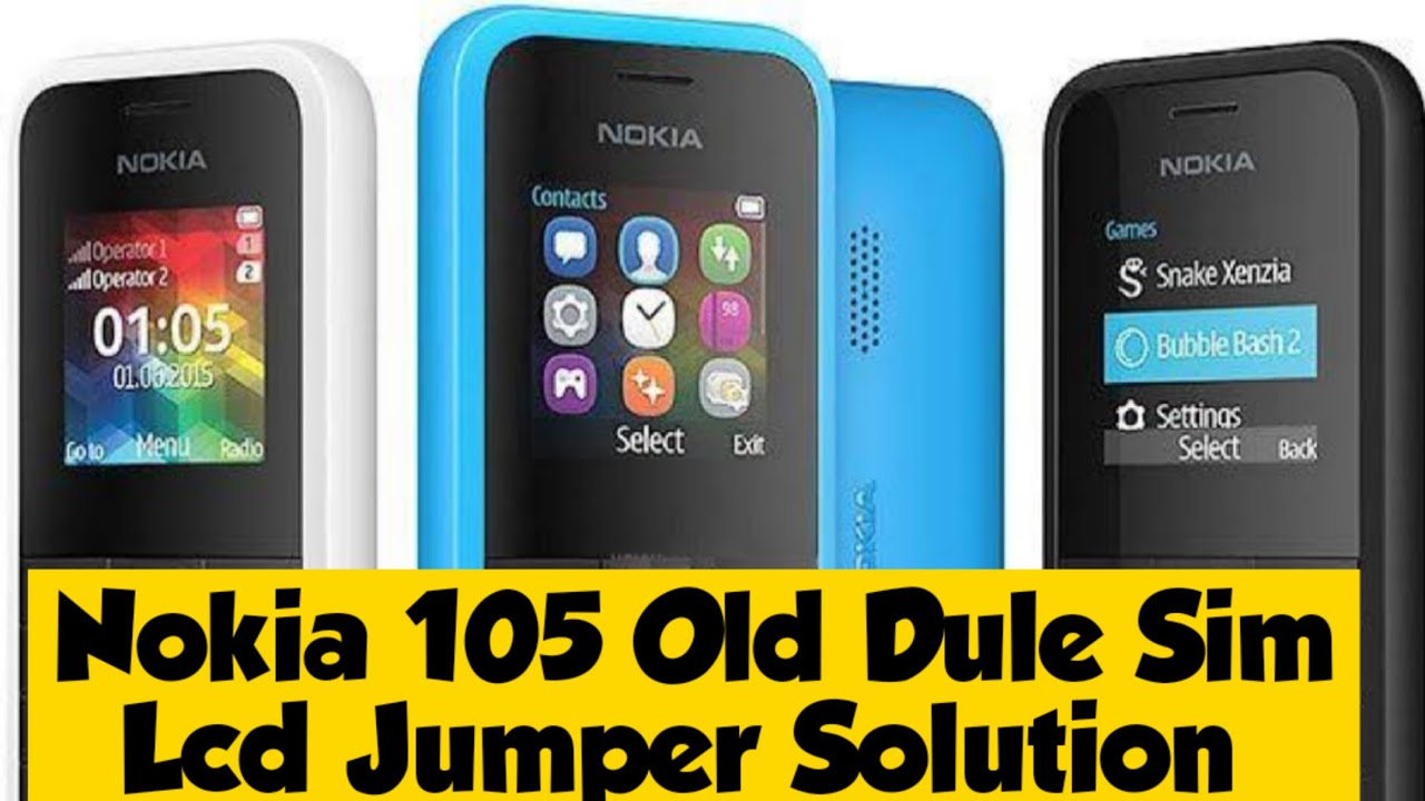 Nokia 105 Dual Sim LCD light Problem Jumper Ways Solution # ...