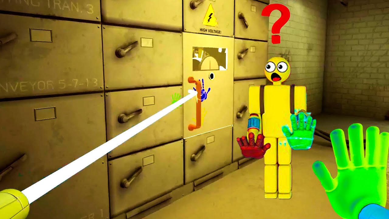 What? The Hand goes THROUGH the objects (Poppy Playtime) - YouTube