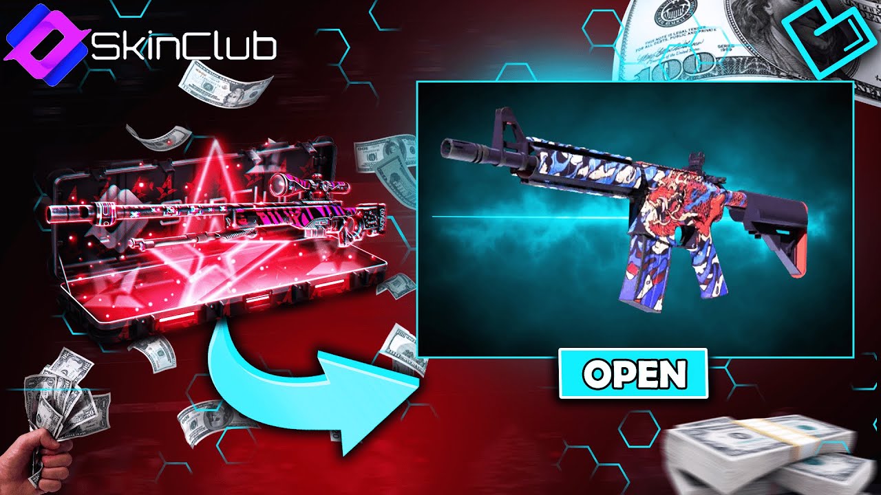 SKINCLUB KNIFE CASE DROPPED $1500 BAYONET? l Skinclub promo code l Skin ...