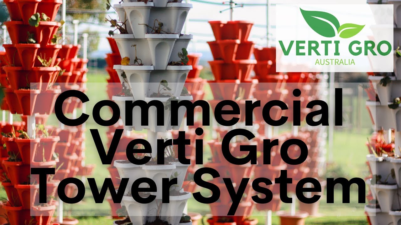 Commercial Verti Gro Vertical Growing System - YouTube