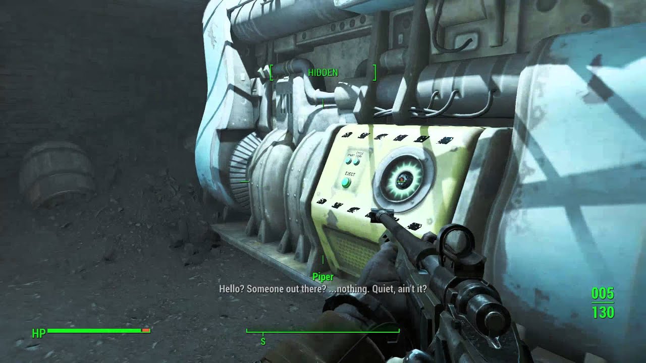 Fallout 4 - Exploring The Dungeon - YouTube