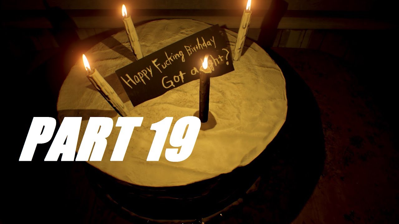 Resident Evil 7 Biohazard - Part 19 - Light The Cake - YouTube