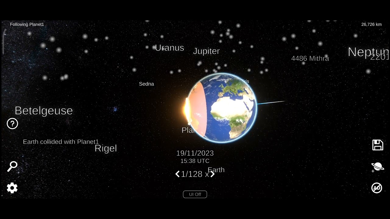 collision earth and mars #planetearth #collision - YouTube