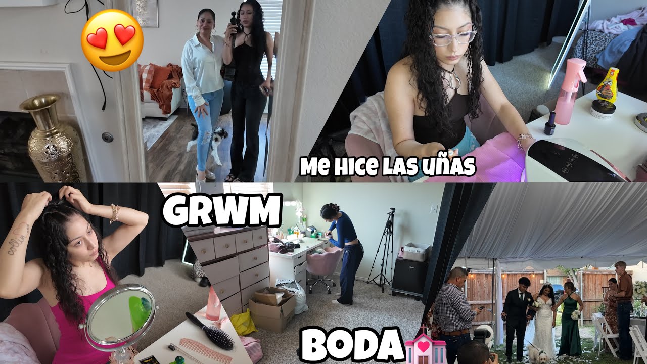 fuimos a una boda maravillosa💒🥲| GRWM🙌🏼💗+ limpieza | me hice las uñas y ...