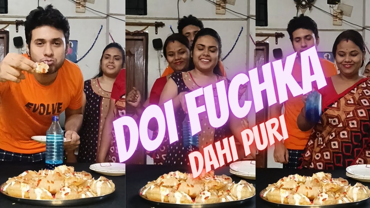 EAT DAHI PURI / DAHI GOLGAPPA CHALLENGE - YouTube