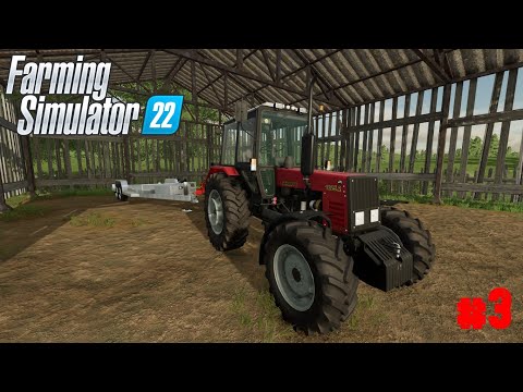 Belarus 1025 making a field | No Mans Land #3 | Farming Simulator22 Timelapse #fs22