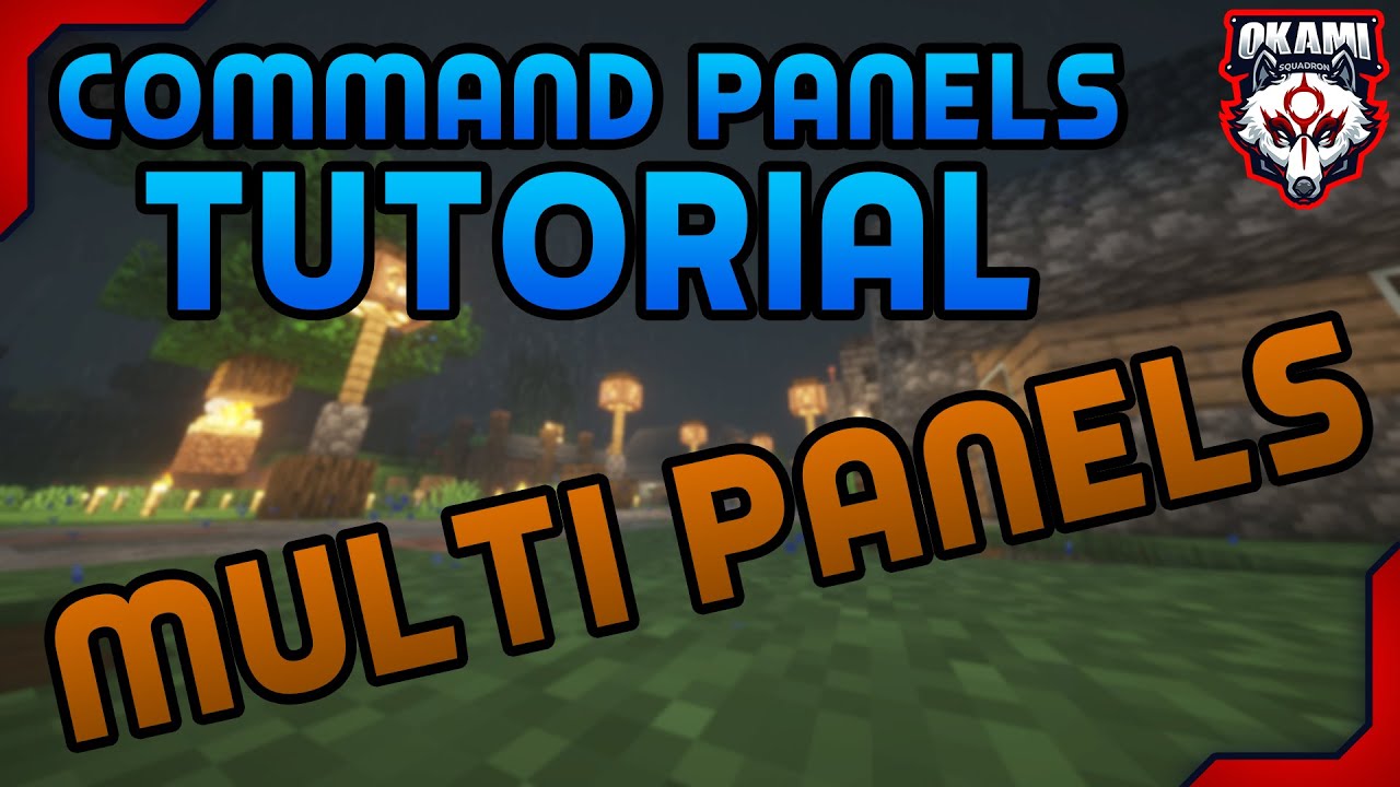 How To Make Mutli Panels With Command Panels! - YouTube
