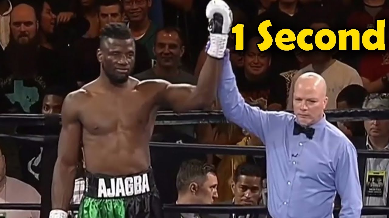 Shortest Fight in Boxing History - YouTube