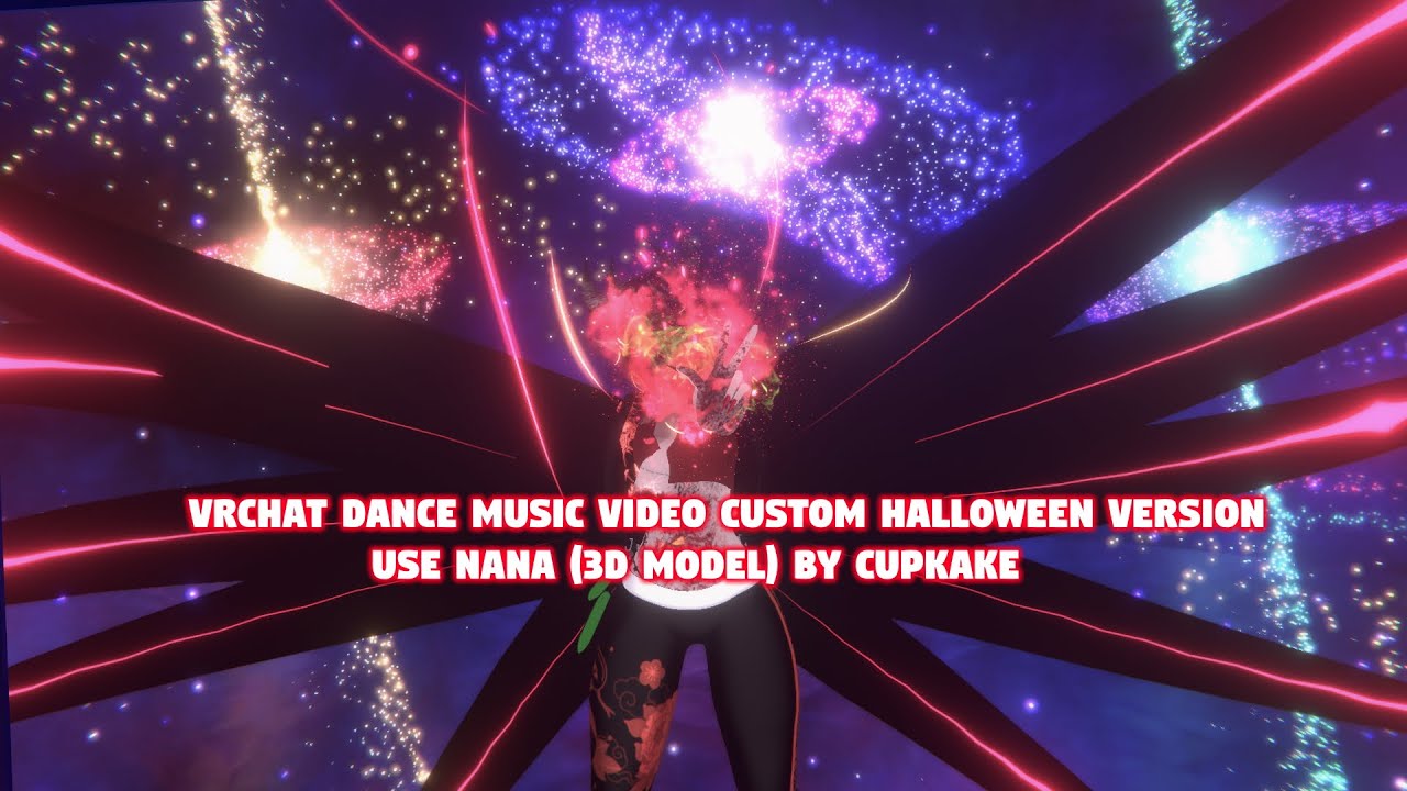 vrchat dance music video Custom Halloween Version use Nana (3D Model ...