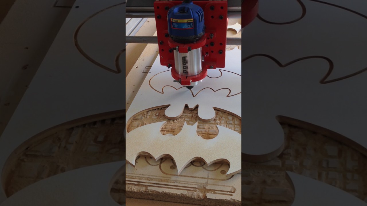CNC Router logo Batman - YouTube