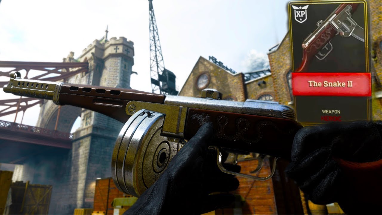 HEROIC "PPSh-41 THE SNAKE II" WEAPON SHOWCASE! UNLOCKING "HEROIC ...