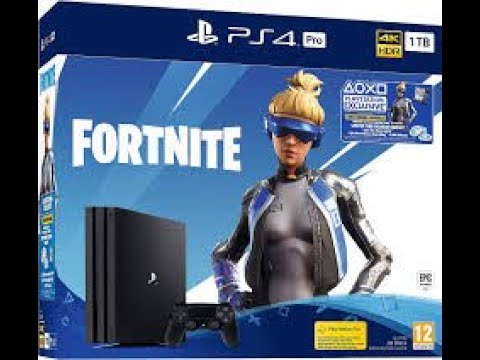 PS4 'FORTNITE' CONSOLE UNBOXING! Playstation 4 Pro Fortnite Battle ...