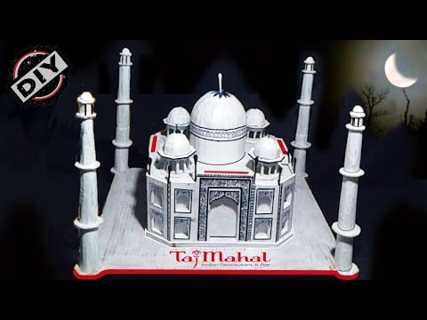 How to make Taj Mahal 2021 || Cardboard Taj Mahal || The reality champ ...