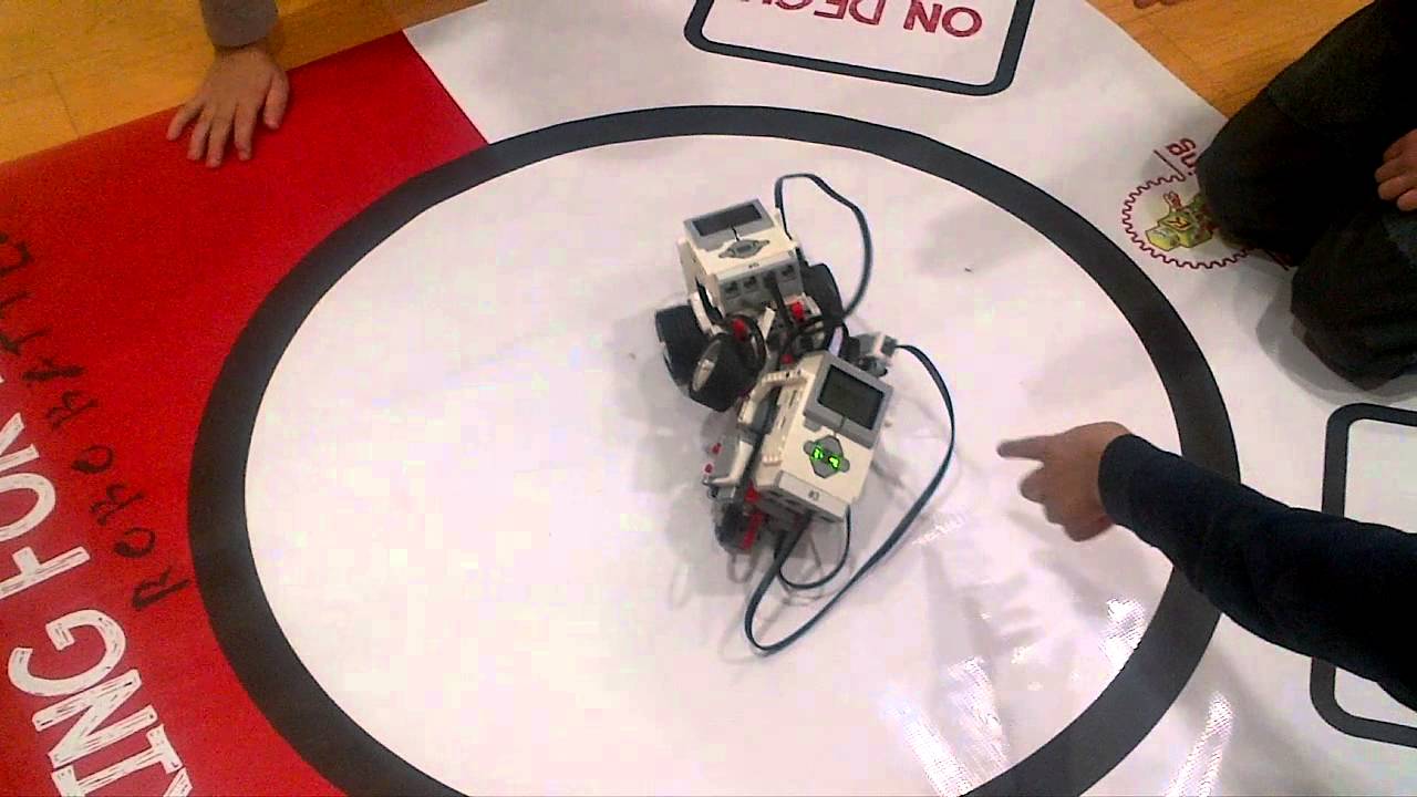 LEGO Robotics: sumo wrestling - YouTube
